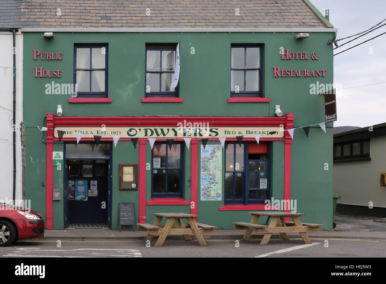 O'Dwyer's public house in the main street in Waterville, County Kerry ...
