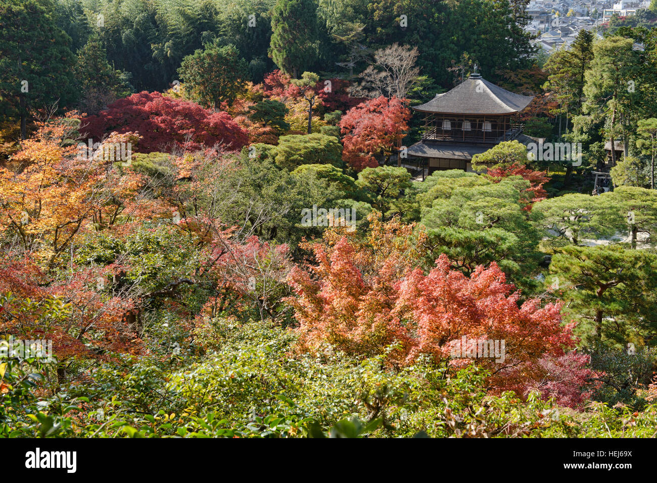 Silver pavilion temple hi-res stock photography and images - Alamy