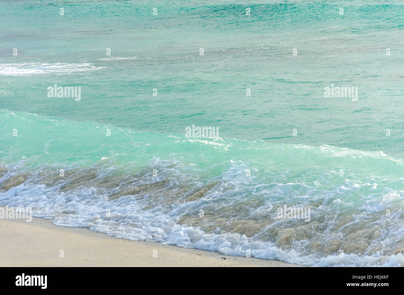 Panorama view of the turquoise Caribbean sea in Aruba Stock Photo - Alamy