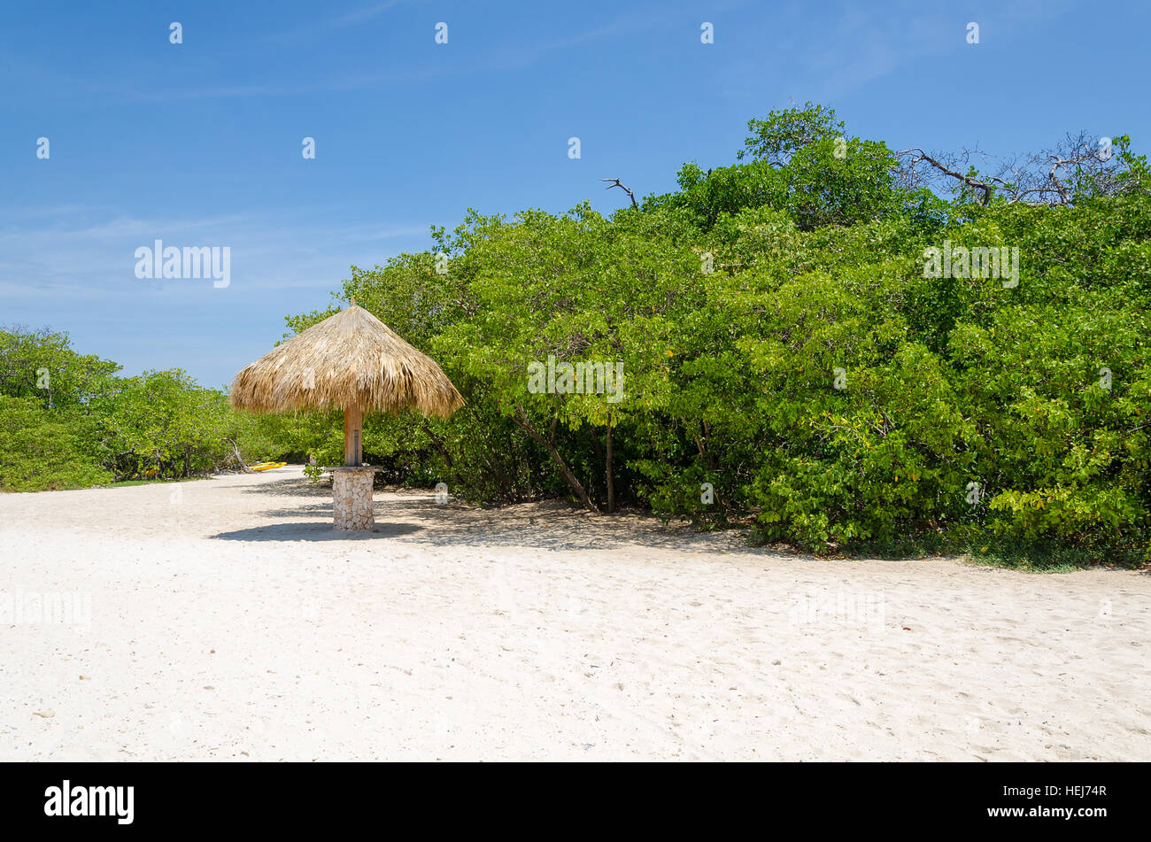Amazing view of the Mangel Halto beach in Aruba, a caribbean paradise ...
