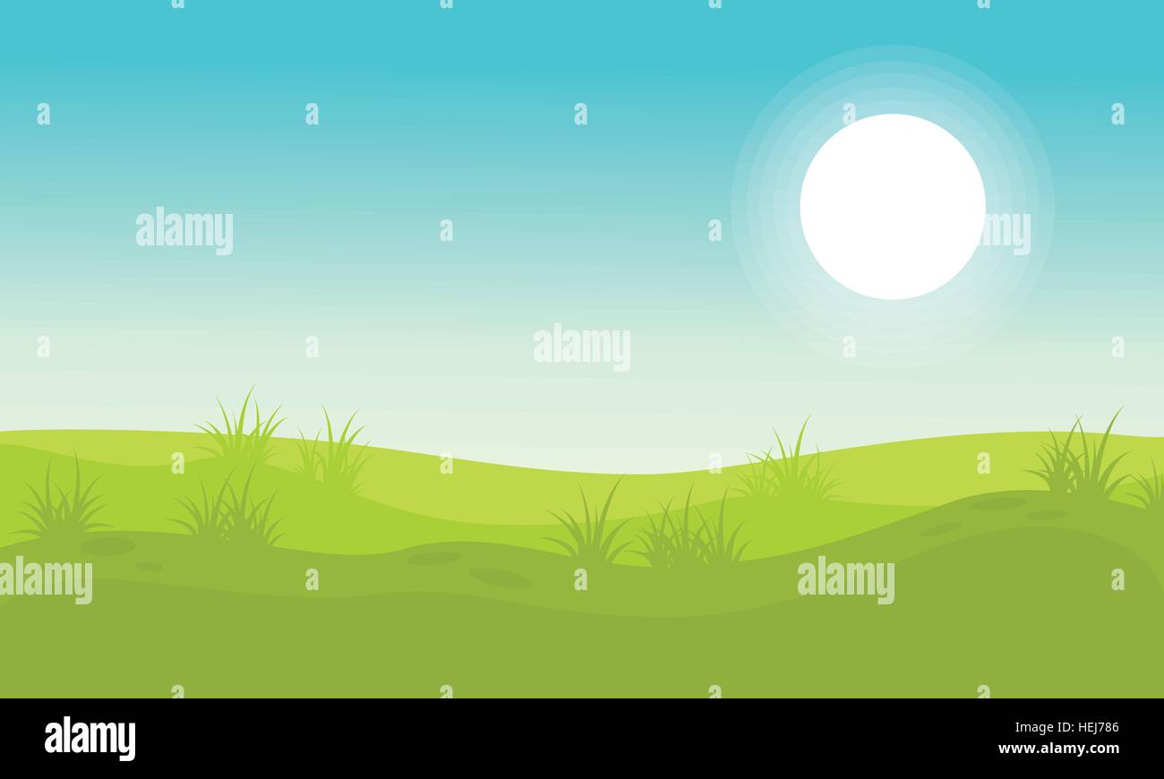 Background hill beauty landscape vector Stock Vector Image & Art - Alamy