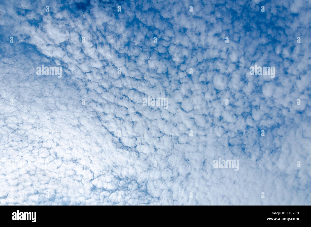 Panorama view of the sky with white clouds from eagle Beach, Aruba, in ...