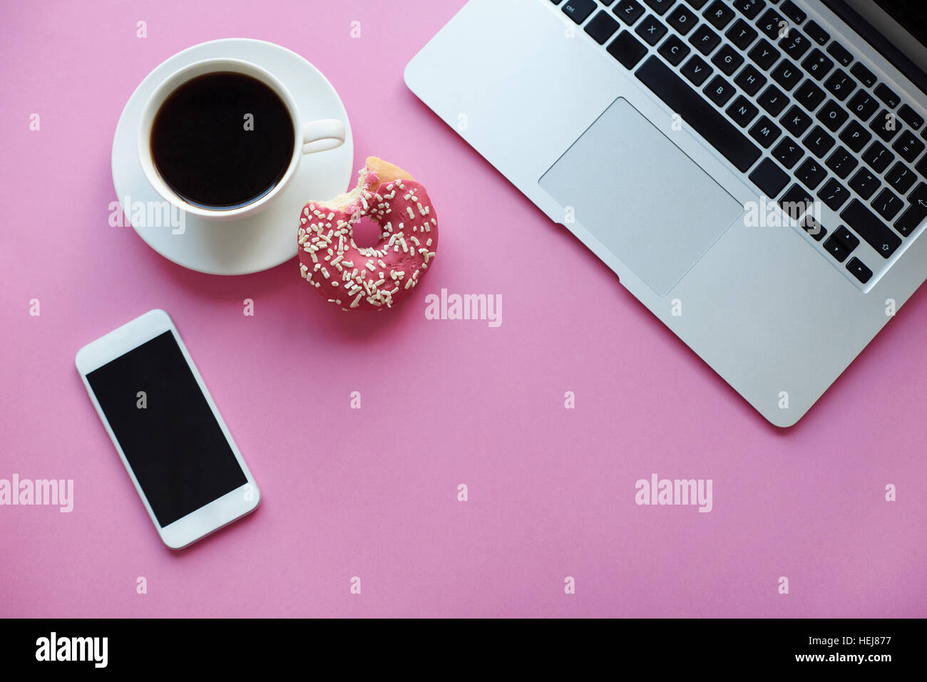 Picture of coffee break time Stock Photo - Alamy