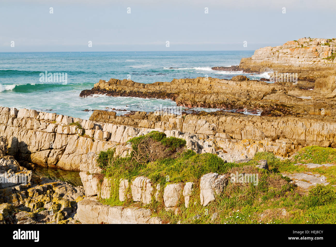 blur in south africa sky ocean tsitsikamma reserve nature and beach Stock Photo - Alamy