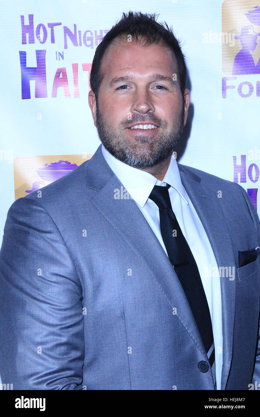 David Raymer attending the 'Hot Night in Haiti' fundraising gala to ...