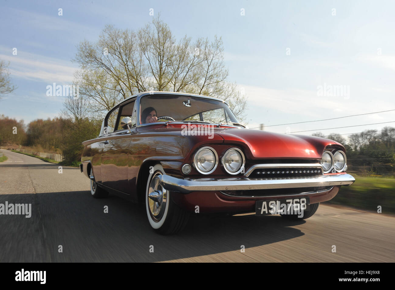 Ford Consul Capri British custom car hotrod Stock Photo - Alamy