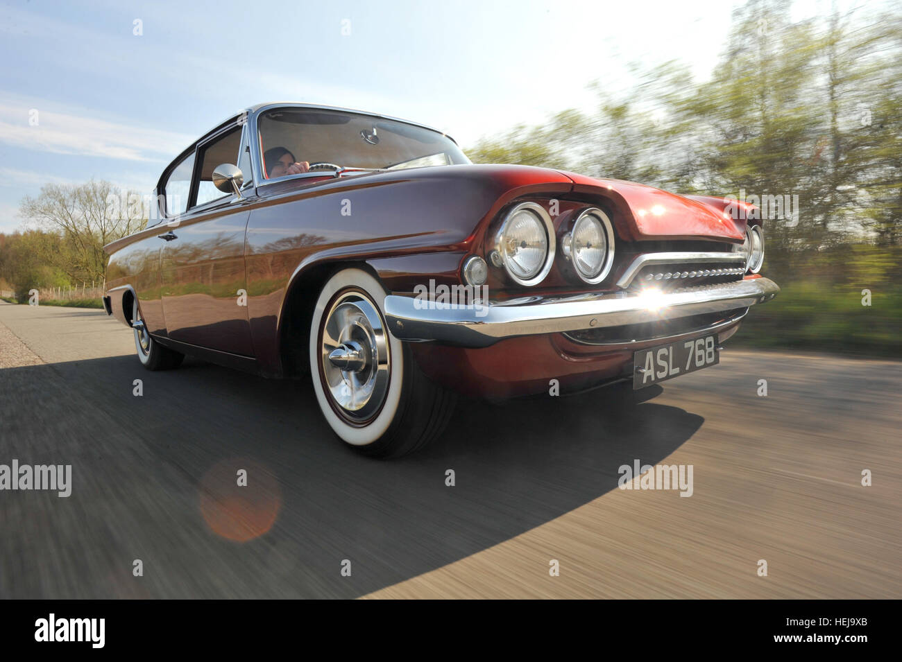 Ford Consul Capri British custom car hotrod Stock Photo - Alamy