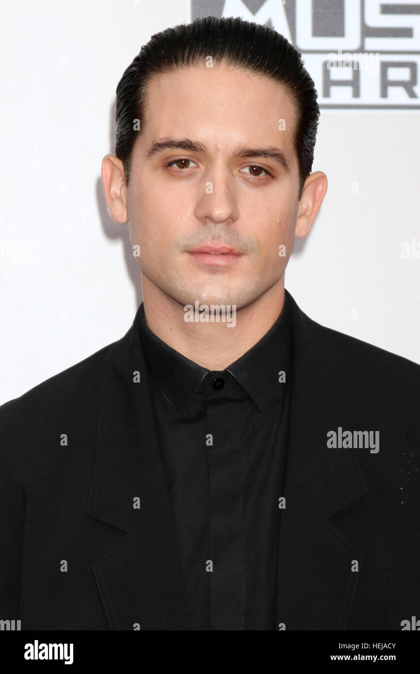 The 2016 American Music Awards at Microsoft Theater Featuring: G-Eazy ...