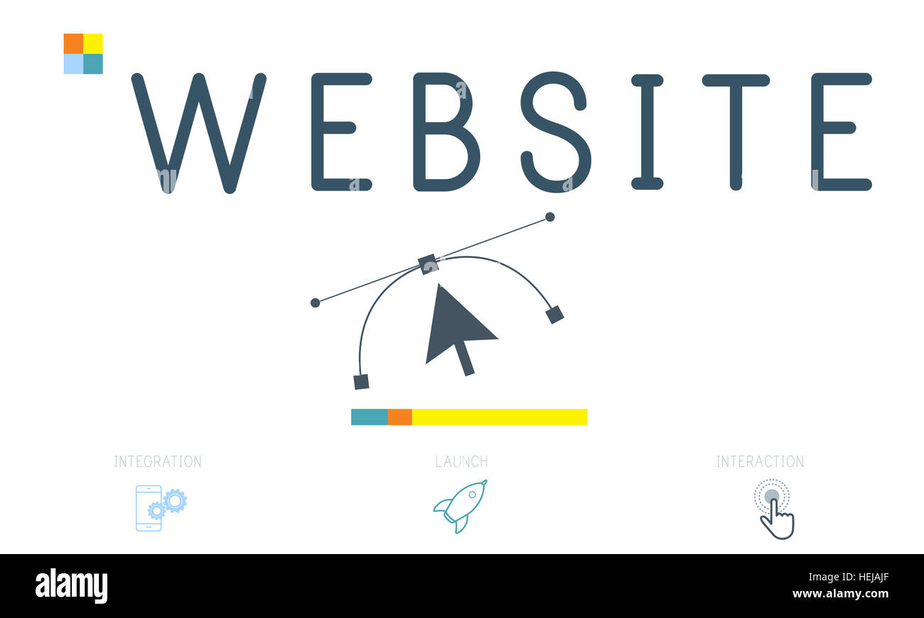 Responsive Design Website Template Layout Concept Stock Photo - Alamy