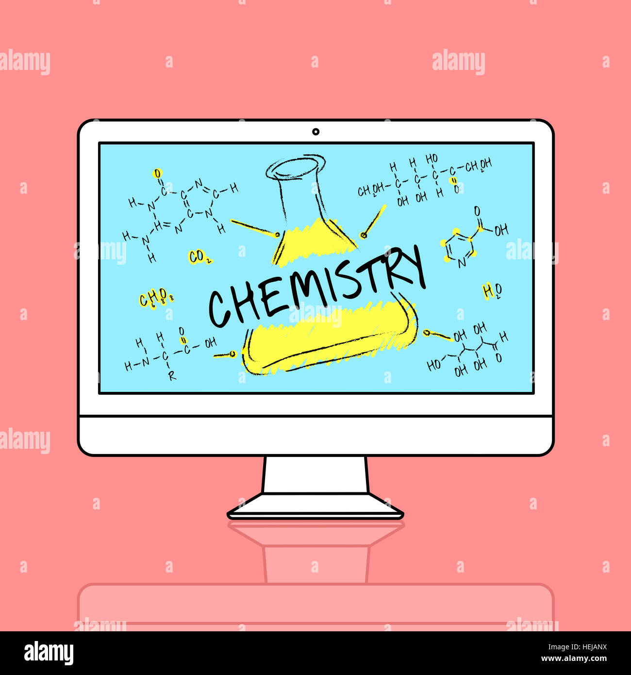 Science Experiment Laboratory Formula Chemical Concept Stock Photo - Alamy