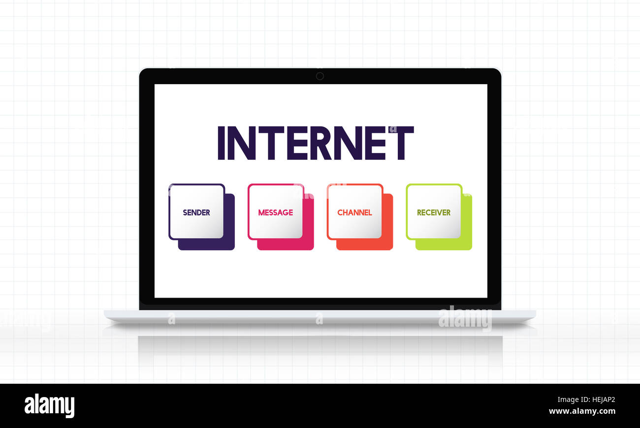 Internet Digital Technology Connection Network Concept Stock Photo - Alamy