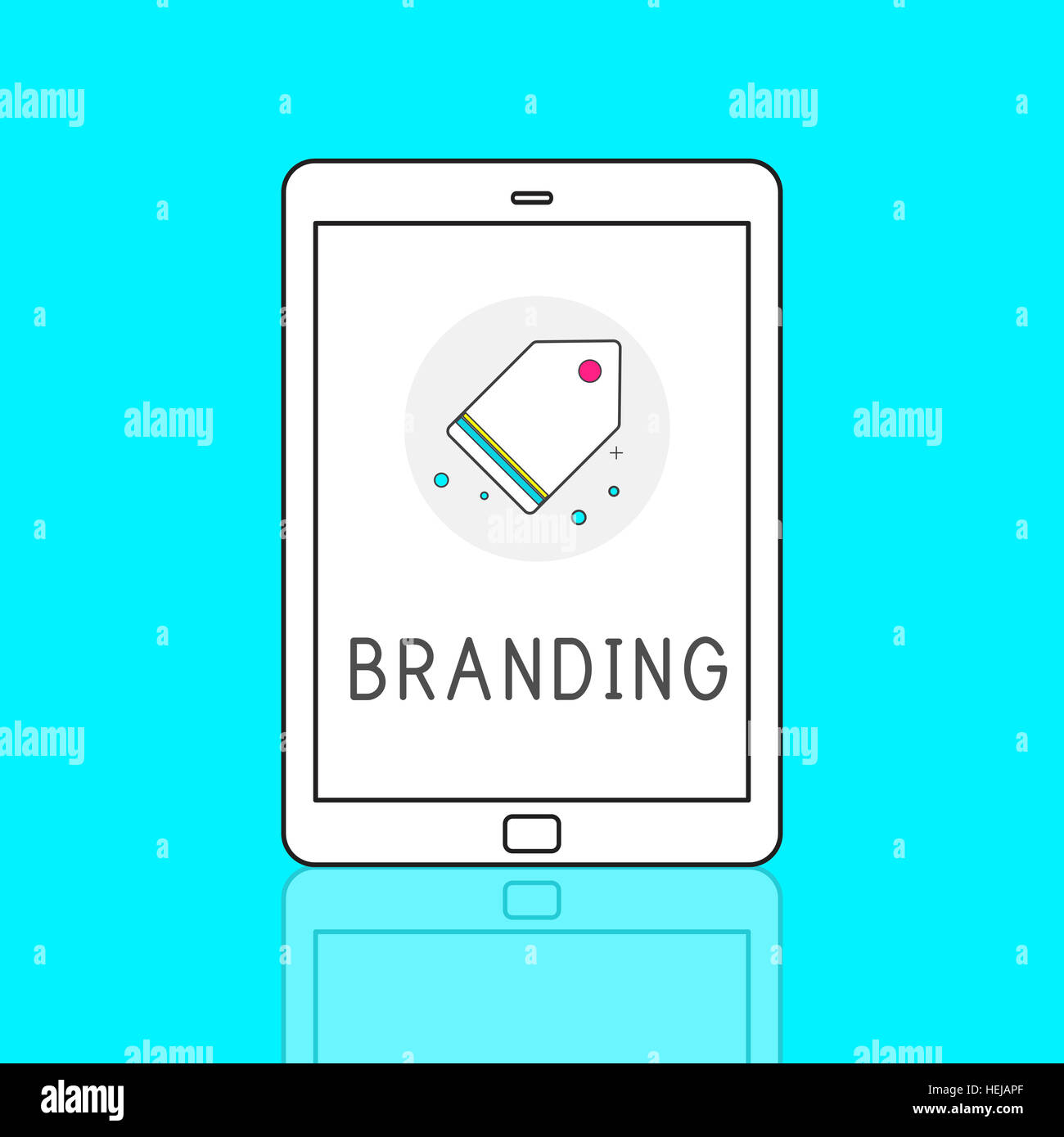 Branding Trademark Marketing Research Advertising Tag Concept Stock ...