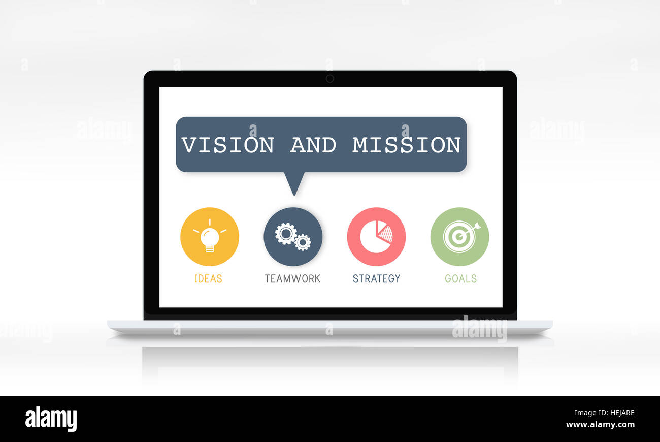 Vision Mission Business Planning Corporate Concept Stock Photo - Alamy