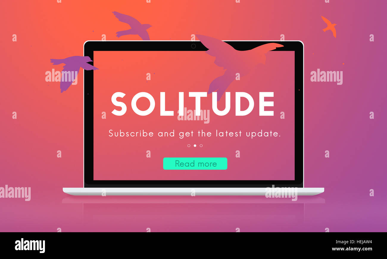 Relaxation Inspiration Peace Solitude Concept Stock Photo - Alamy