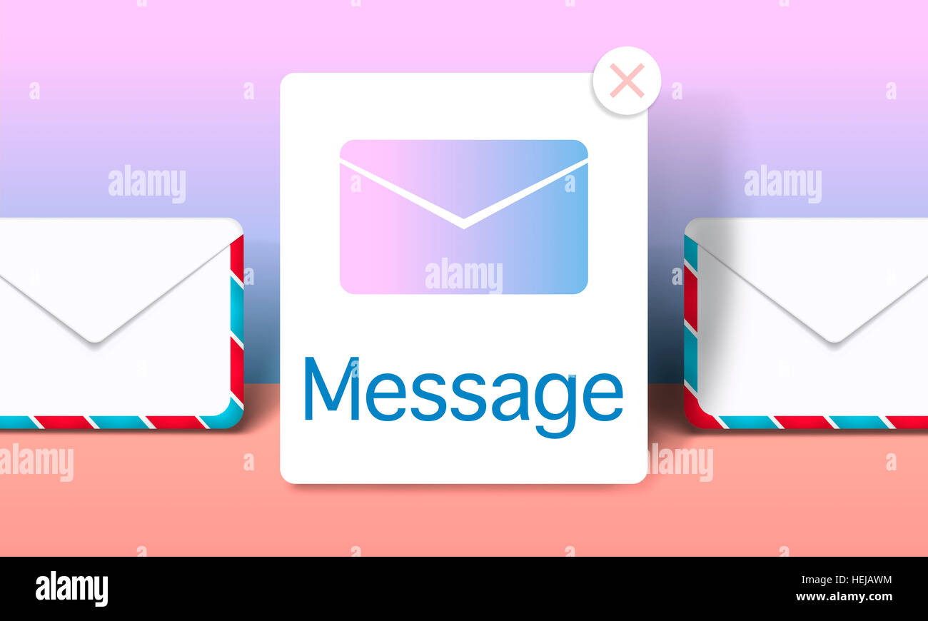 Message Communication Connection Contact Concept Stock Photo - Alamy