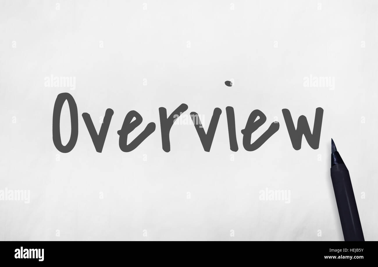 Overview Brief Summary Description Conclusion Concept Stock Photo - Alamy Overview Brief Summary Description Conclusion Concept Stock Photo - Alamy