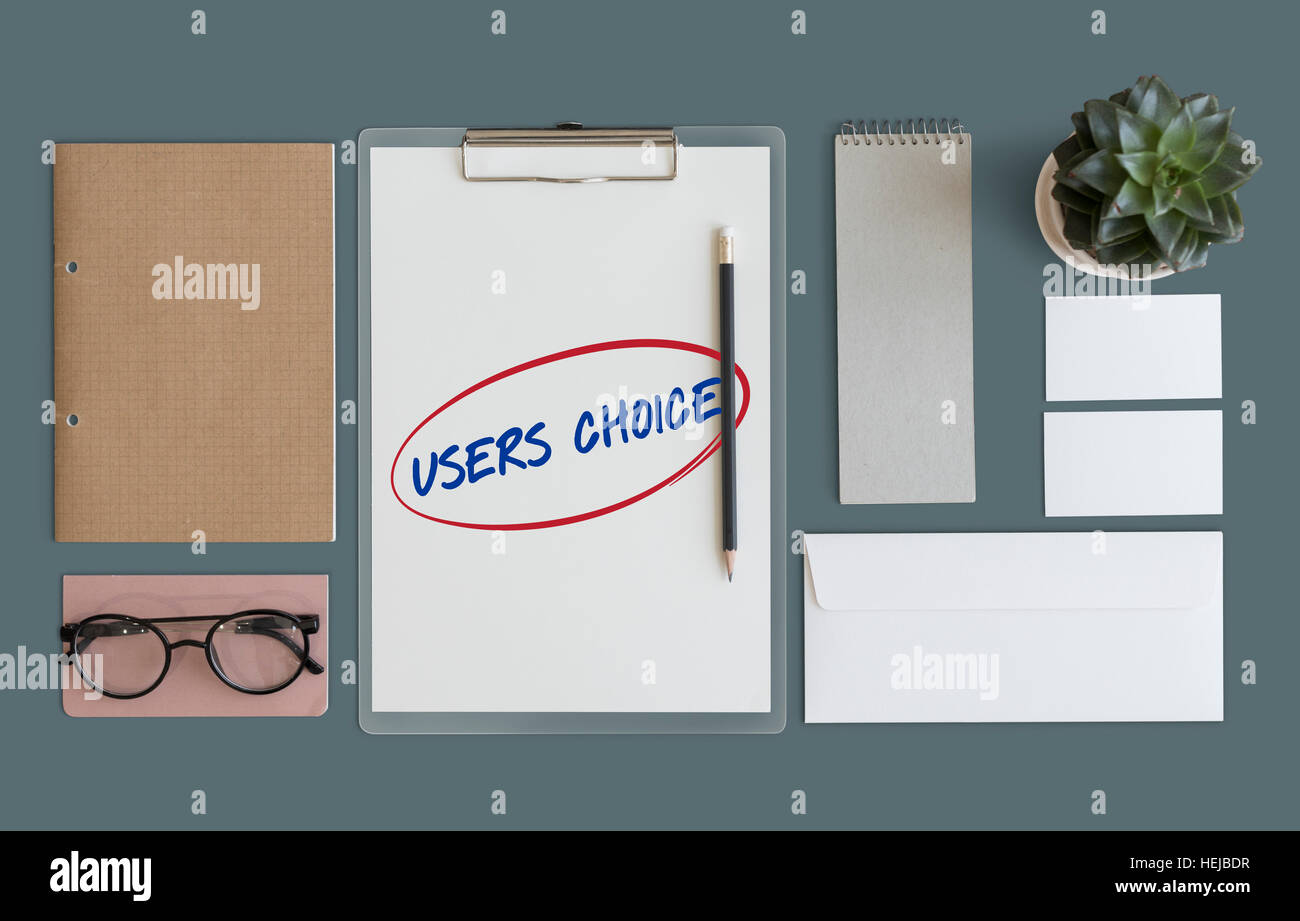 User Choice Interface Member Identity System Concept Stock Photo - Alamy