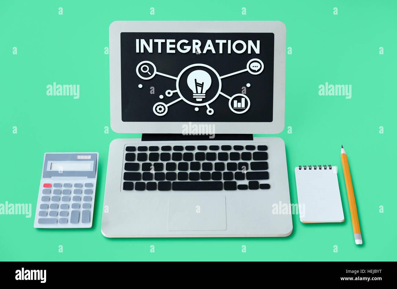 Interaction Integration Company Strategy Concept Stock Photo - Alamy