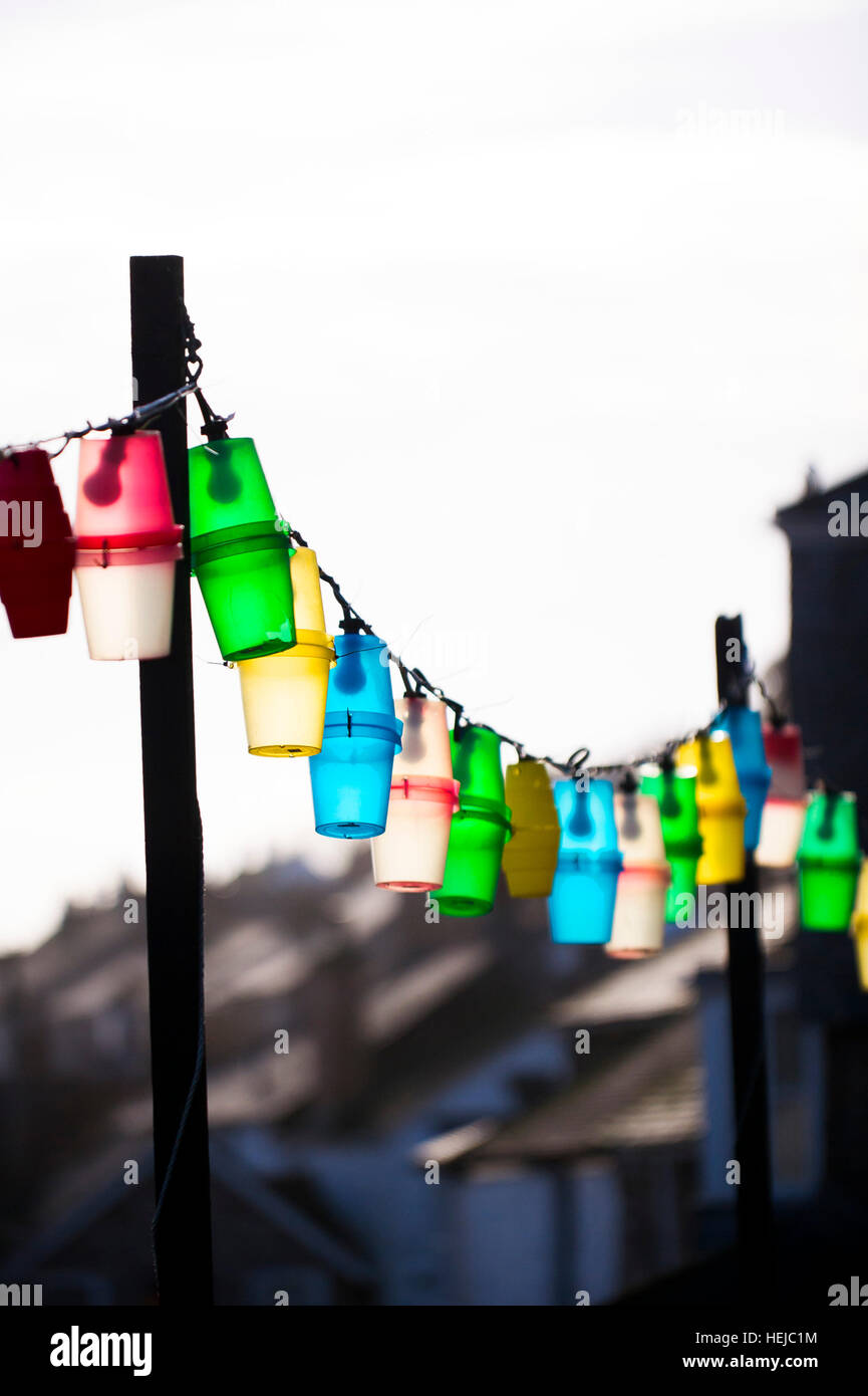 Festoon lights hi-res stock photography and images - Alamy
