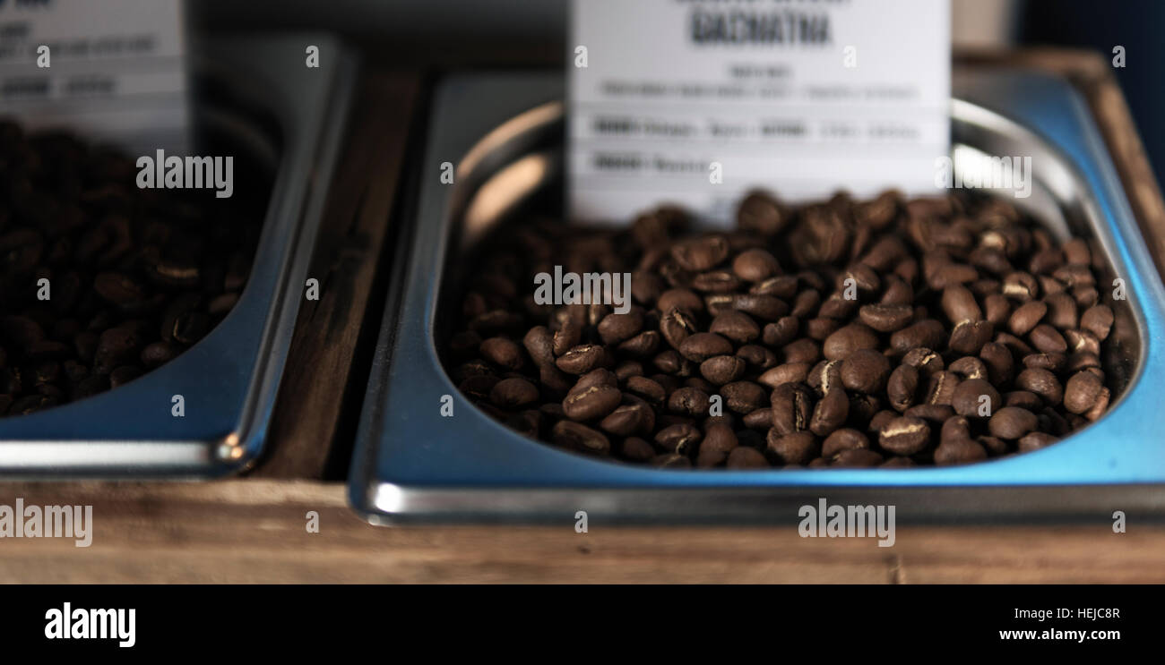 Coffee Bean Cafe Beverage Drink Enjoyment Concept Stock Photo - Alamy