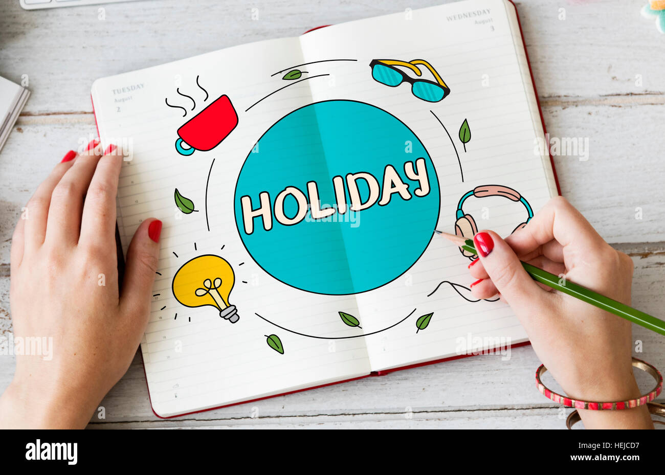 Holiday Lifestyle Ideas Chill Break Leisure Relax Concept Stock Photo ...