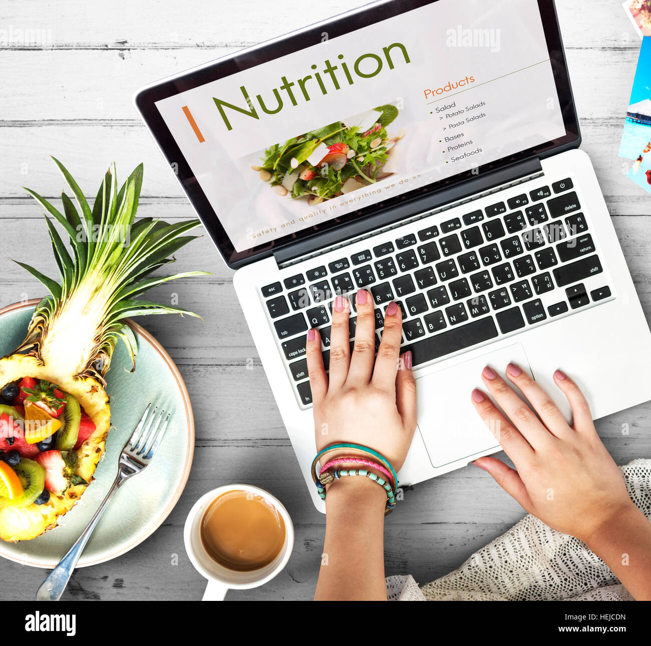 Nutrition Healthy Diet Plan Concept Stock Photo - Alamy
