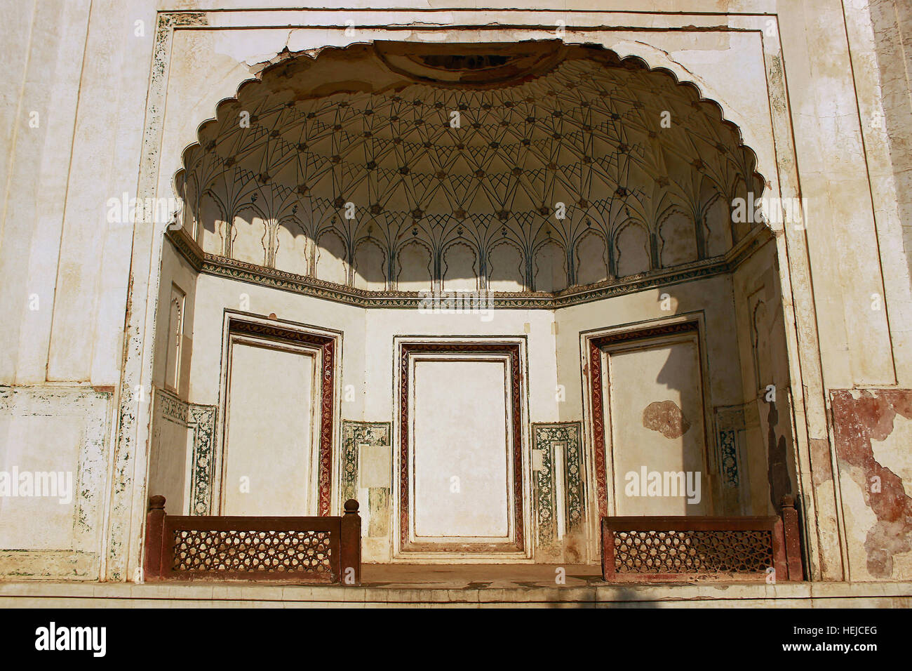 Ceiling carvings, Baradari, The Bibi-Ka-Maqbara. Aurangabad ...