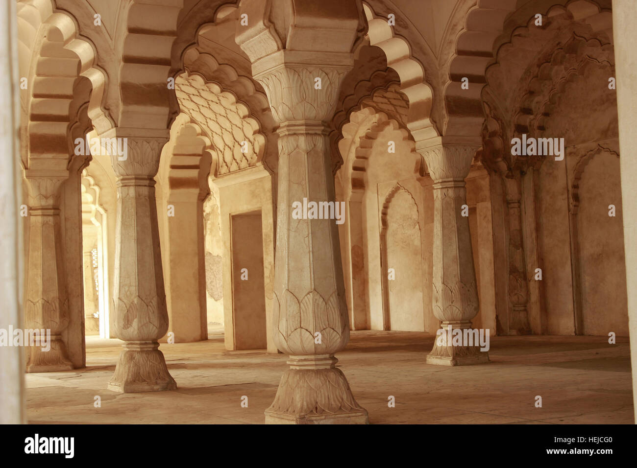 View of arches in gallery, Bibi-Ka-Maqbara, Aurangabad, Maharashtra ...
