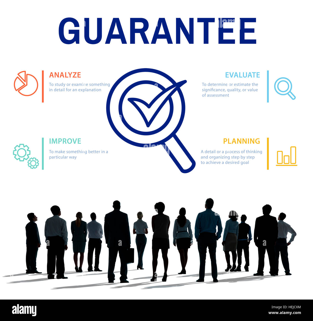 Quality Management Check Icon Concept Stock Photo - Alamy