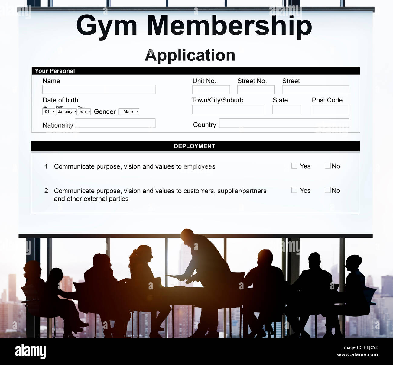 Gym membership join hi-res stock photography and images - Alamy