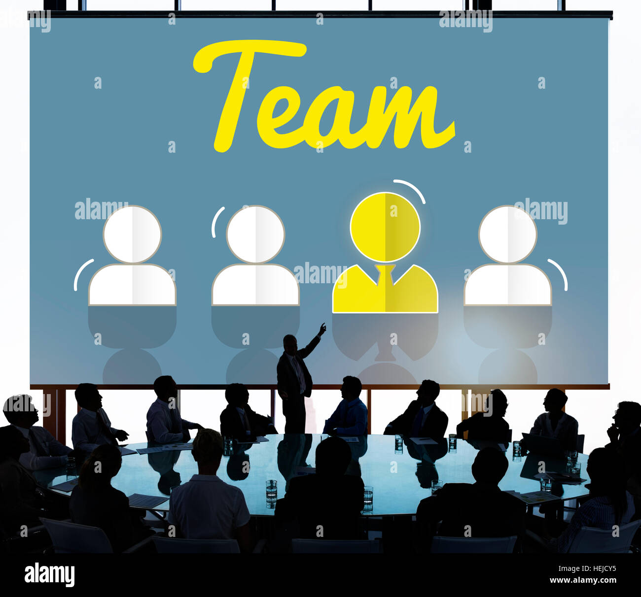 Partnership Corporate Team Leader Font Concept Stock Photo - Alamy