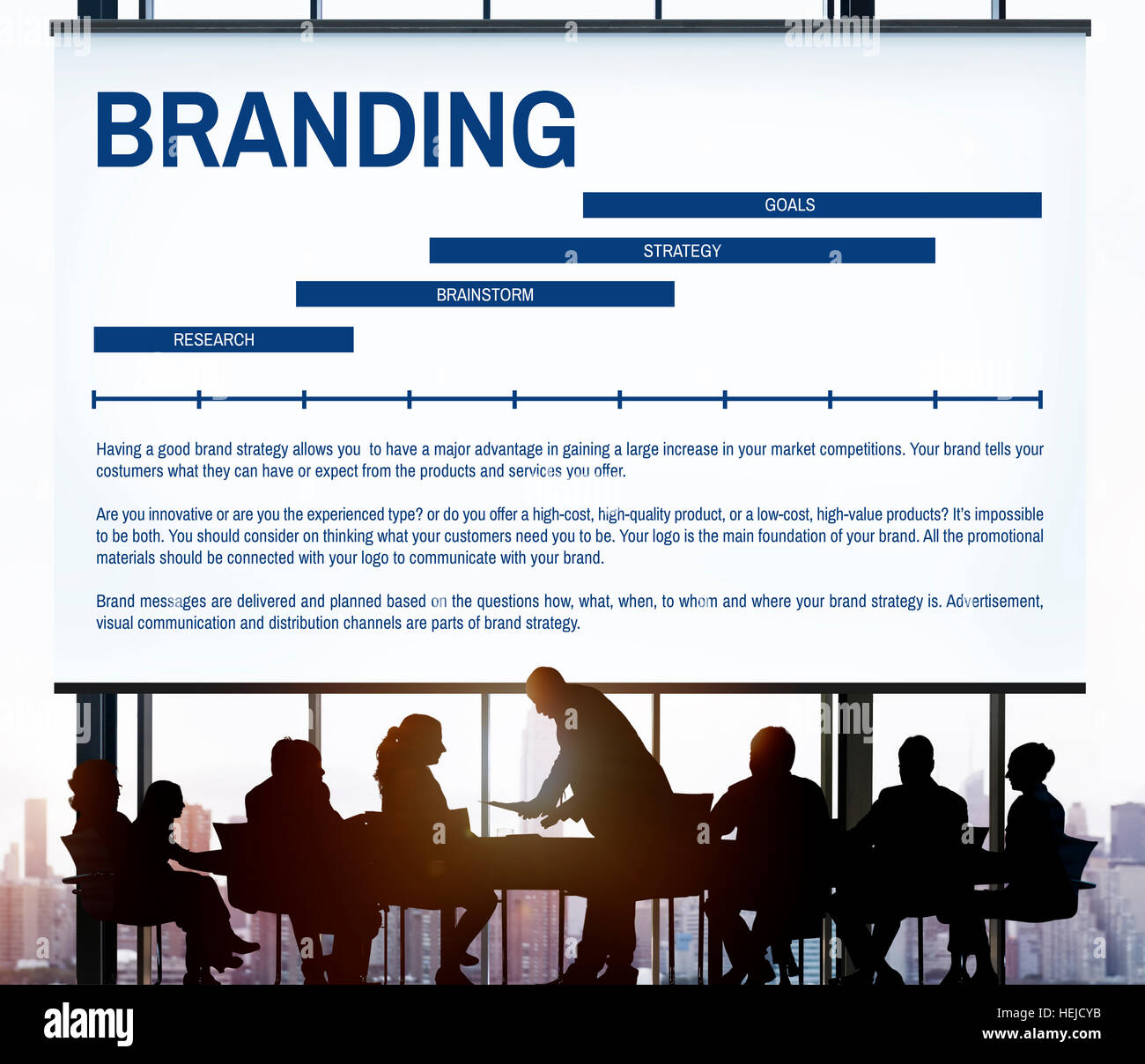 Branding Marketing Commercial Product Strategy Concept Stock Photo - Alamy