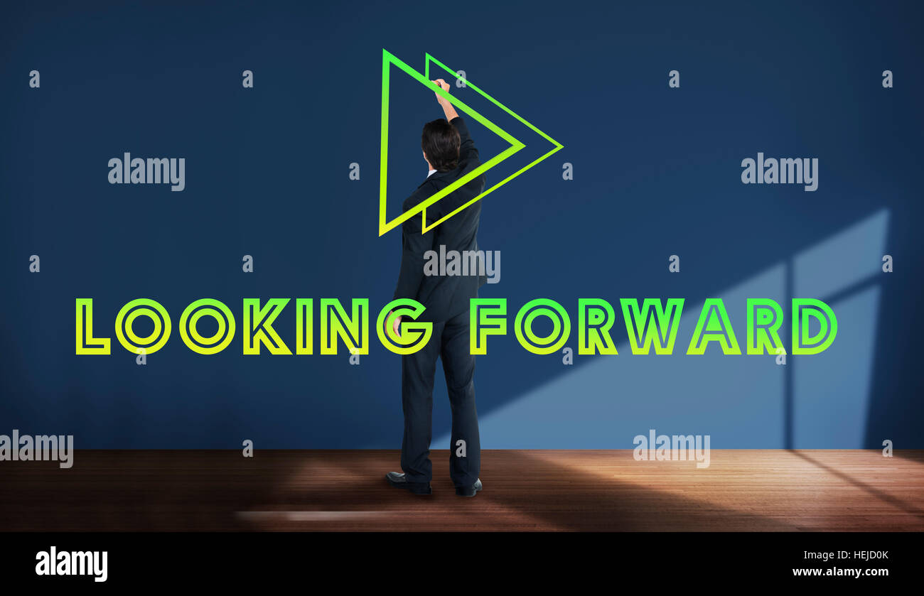 Looking Forward Inspiration Motivation Concept Stock Photo - Alamy