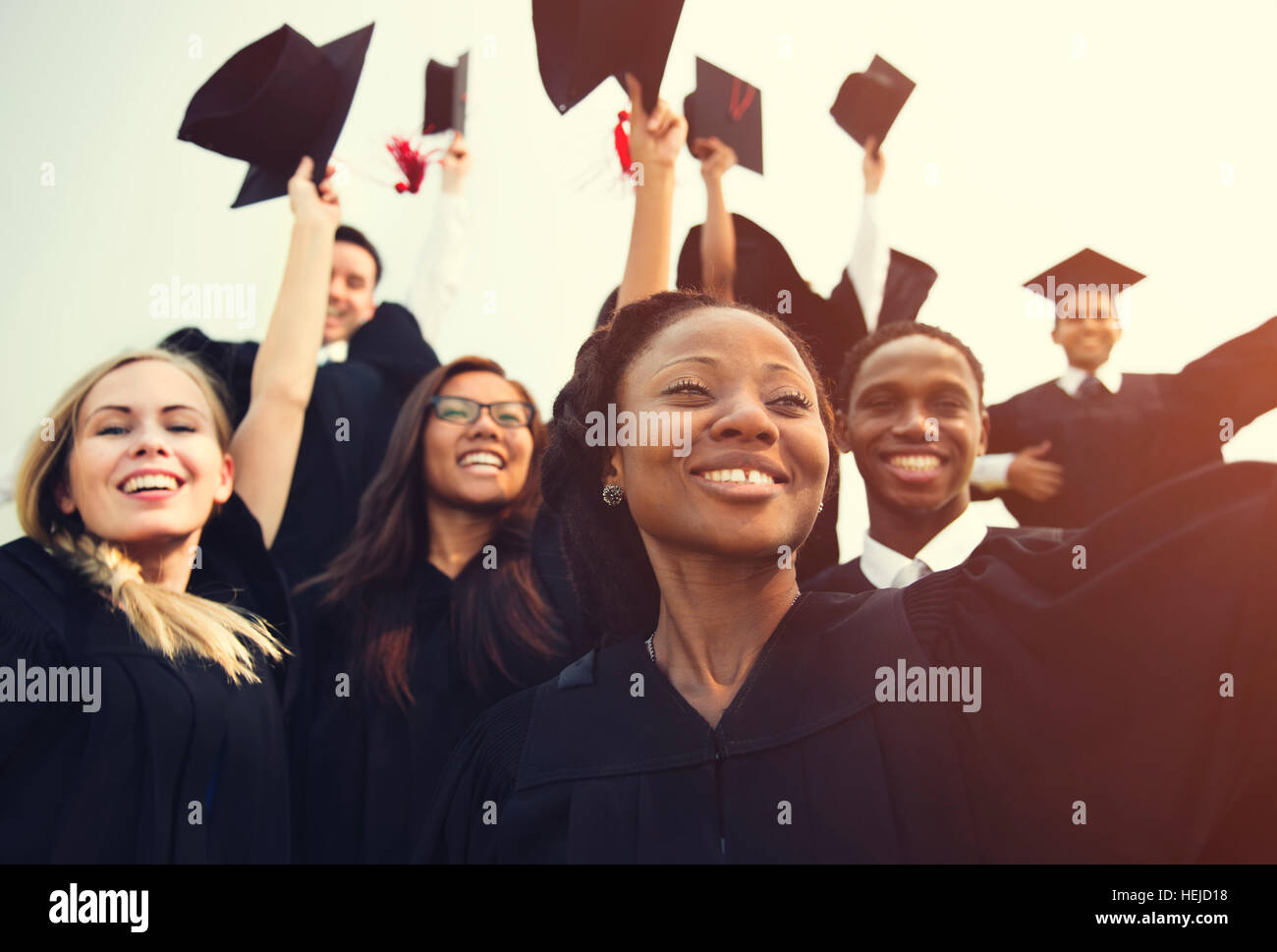 Graduation Achievement Student School College Concept Stock Photo - Alamy