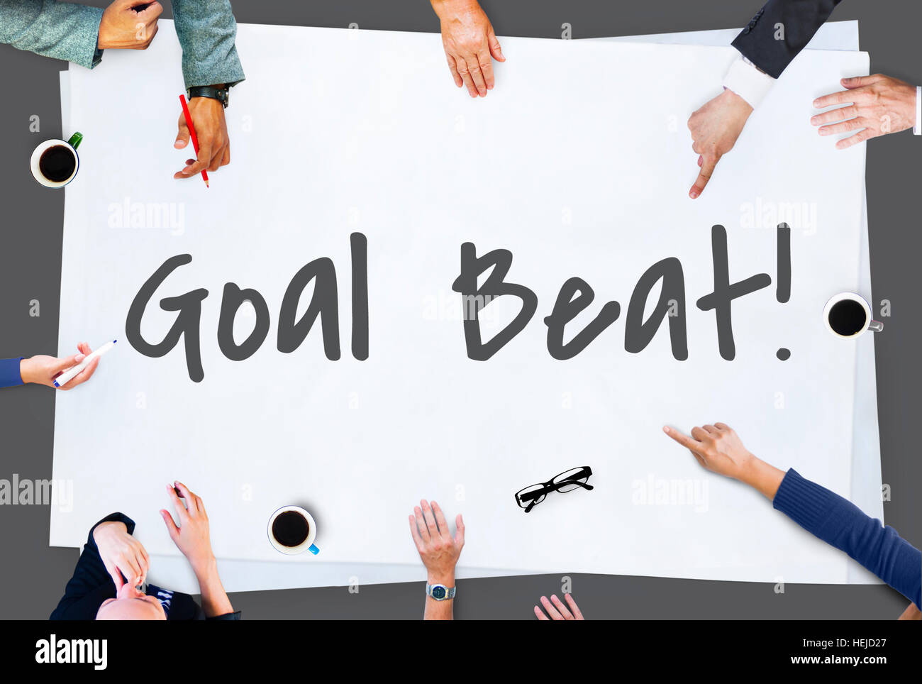 Goal oriented teamwork hi-res stock photography and images - Alamy