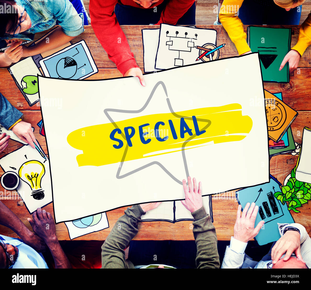 Special Unique Different Star Concept Stock Photo - Alamy