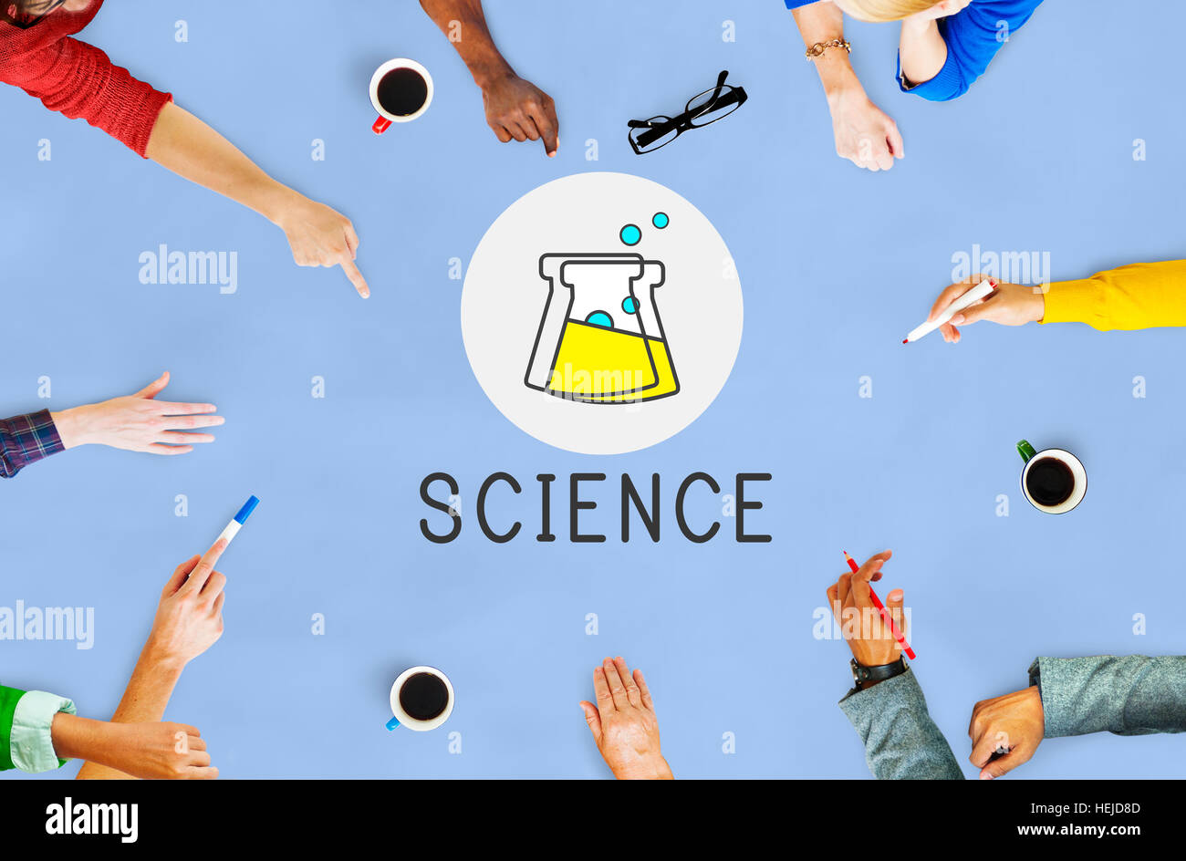 Science Lab Experiment Beaker Icon Concept Stock Photo - Alamy