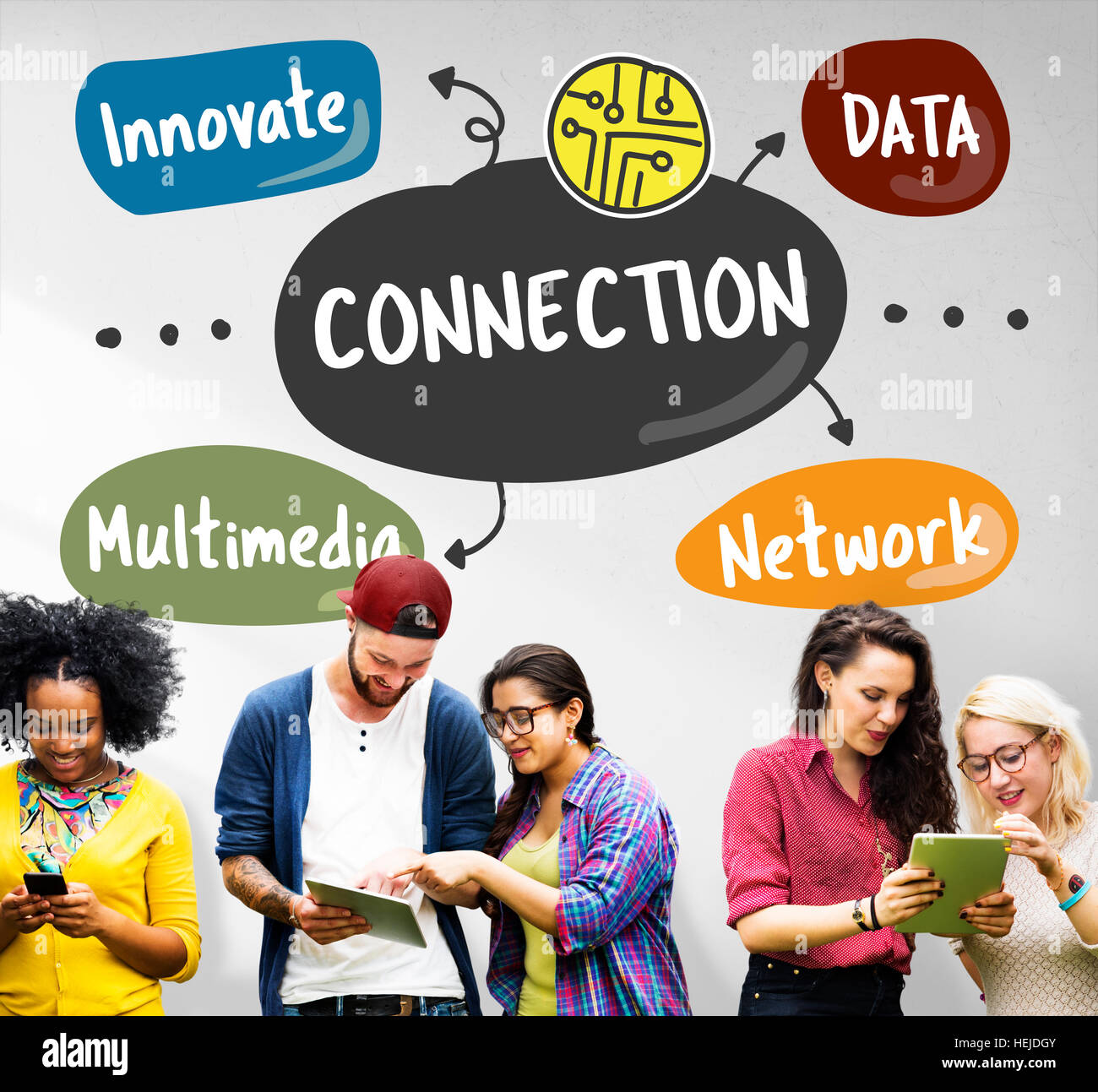 Internet Connection Word Diagram Concept Stock Photo - Alamy