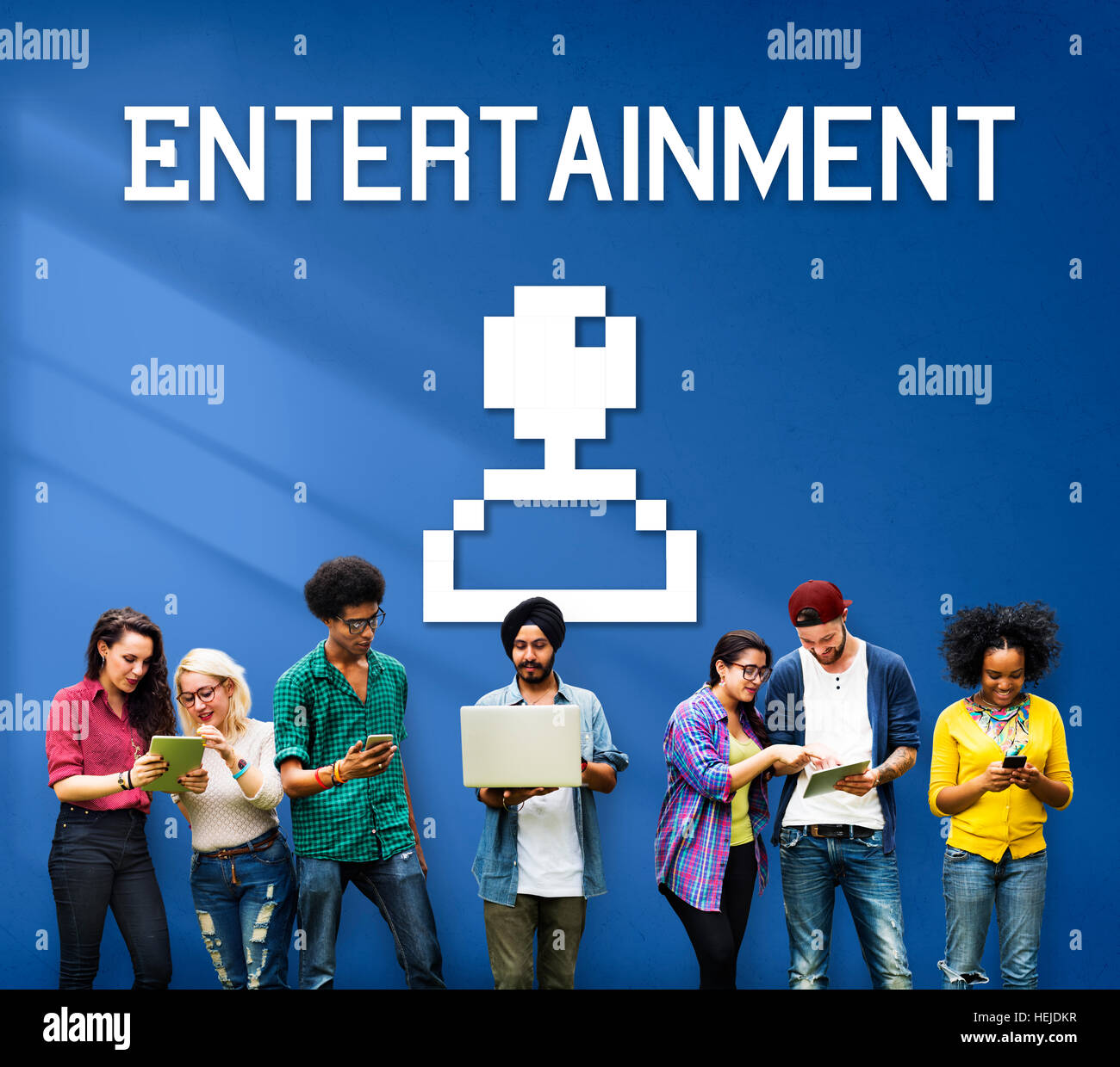 Enjoyment Entertainment Fun Game Concept Stock Photo - Alamy