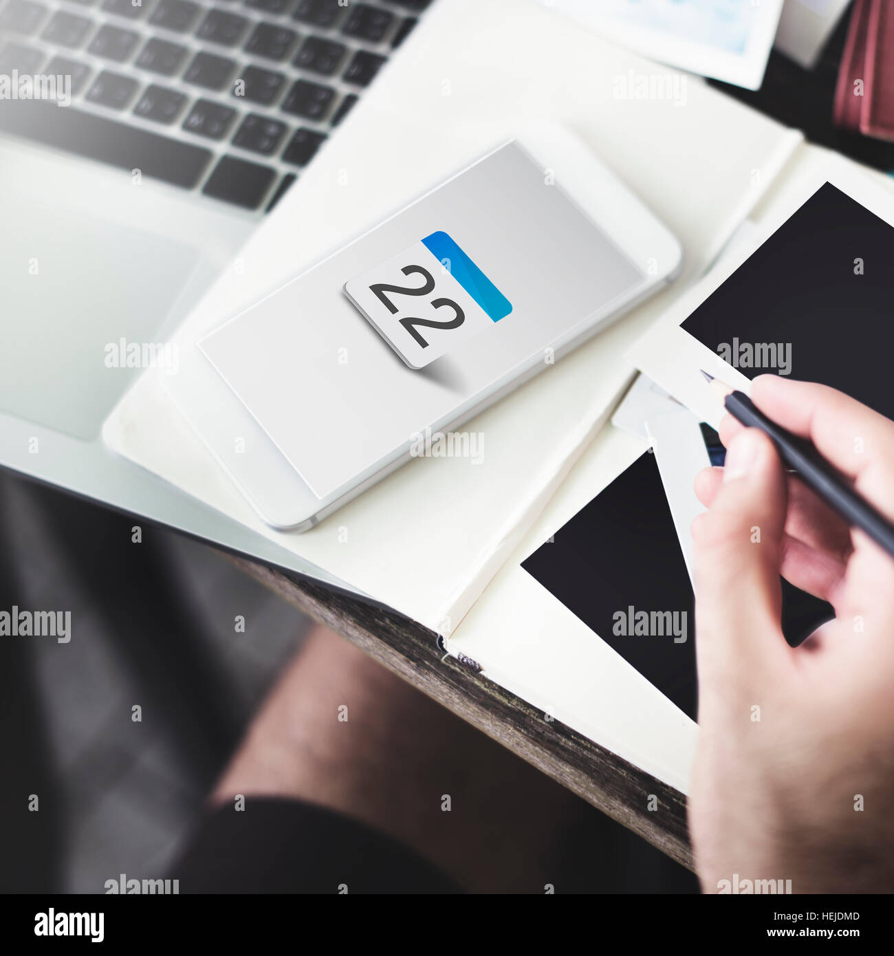 Calendar Icon Weekly Planner Concept Stock Photo - Alamy