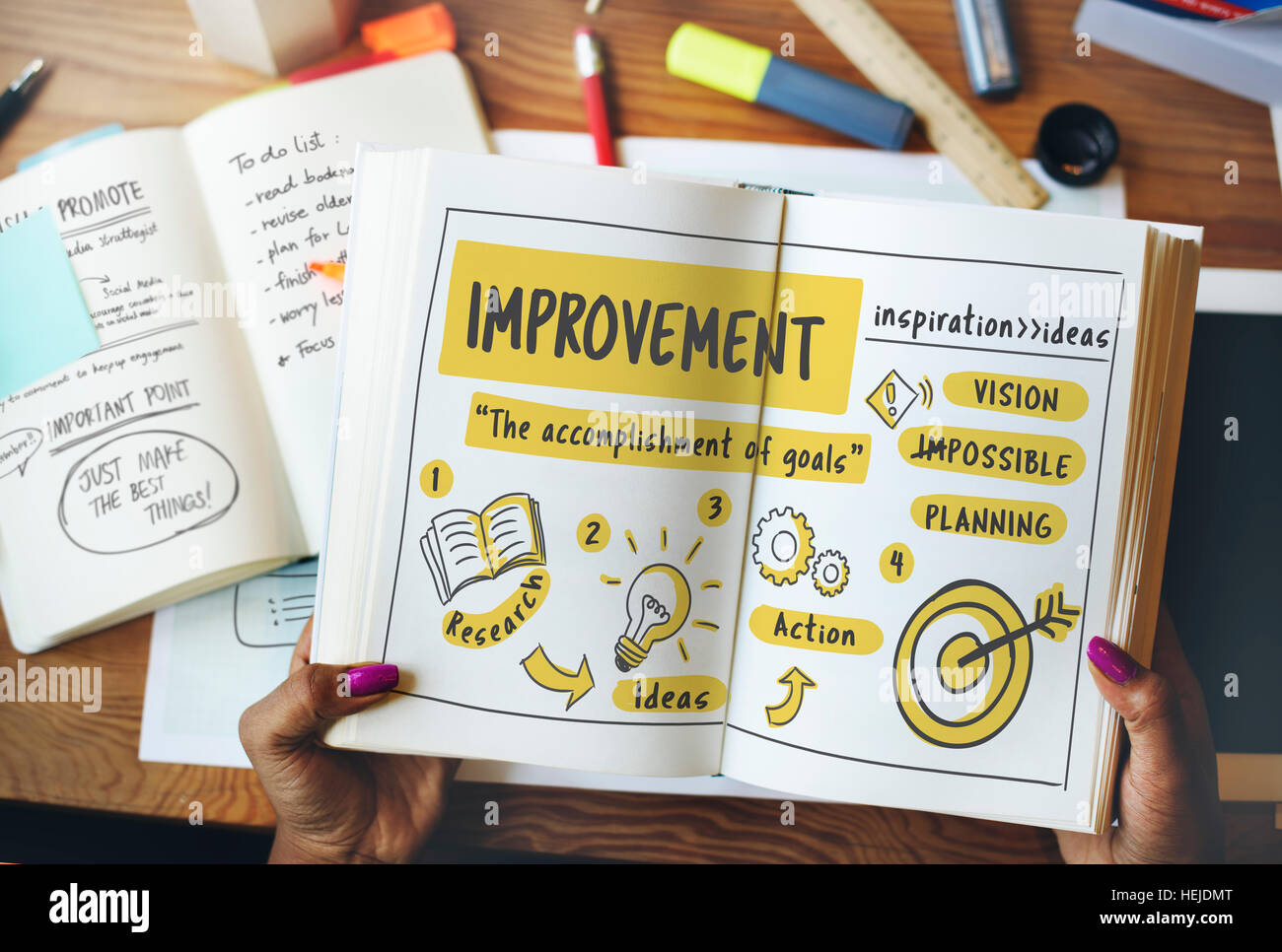 Development Achievement Improvement Success Concept Stock Photo - Alamy