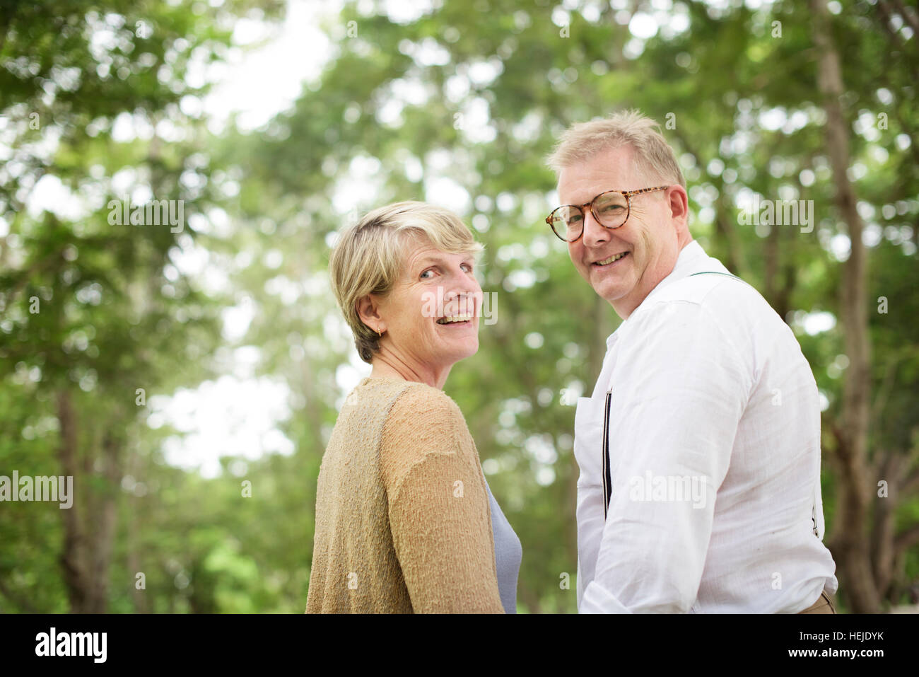 Elderly Senior Couple Romance Love Concept Stock Photo - Alamy