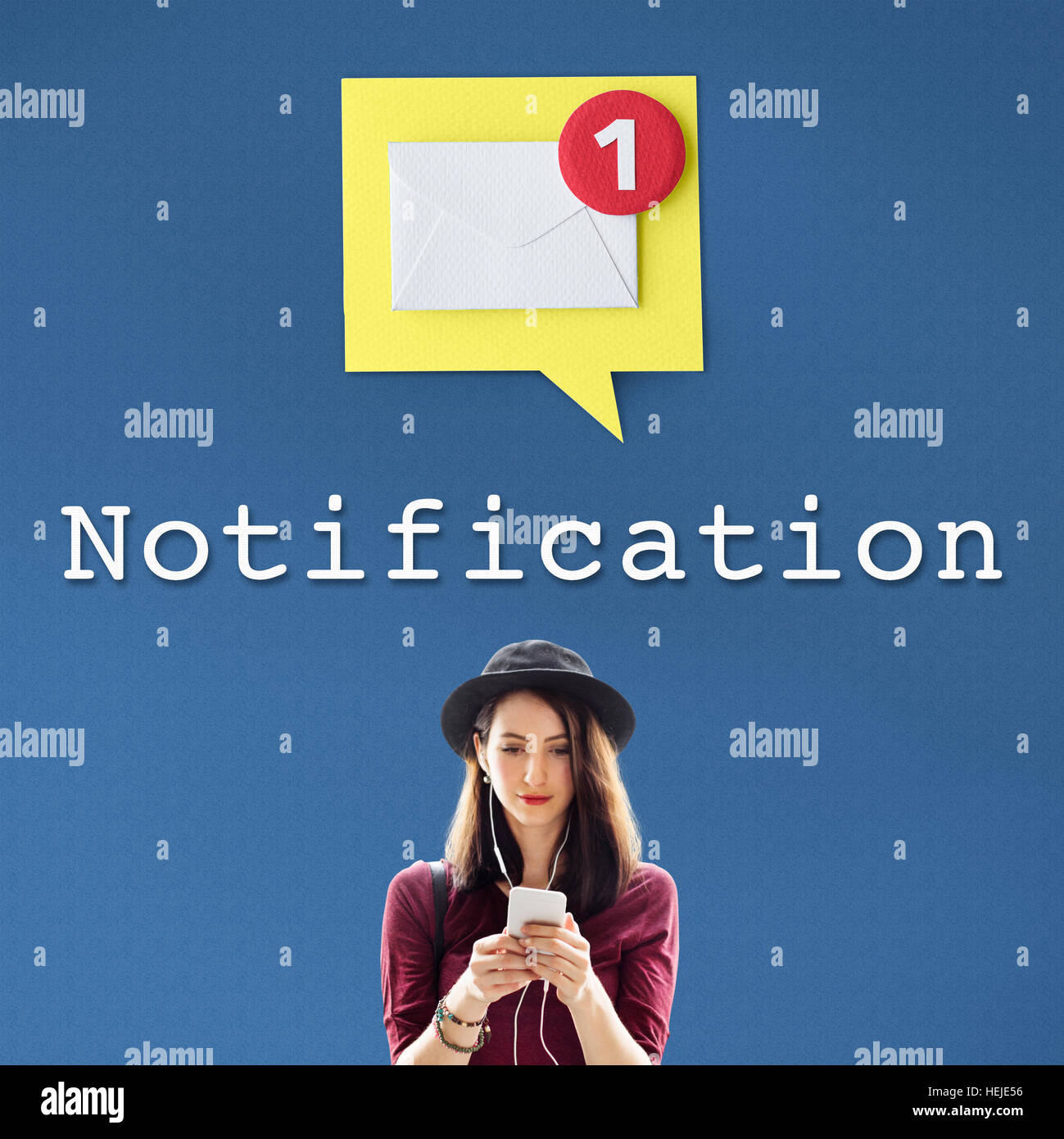 Message Notification Inbox Envelope Concept Stock Photo - Alamy