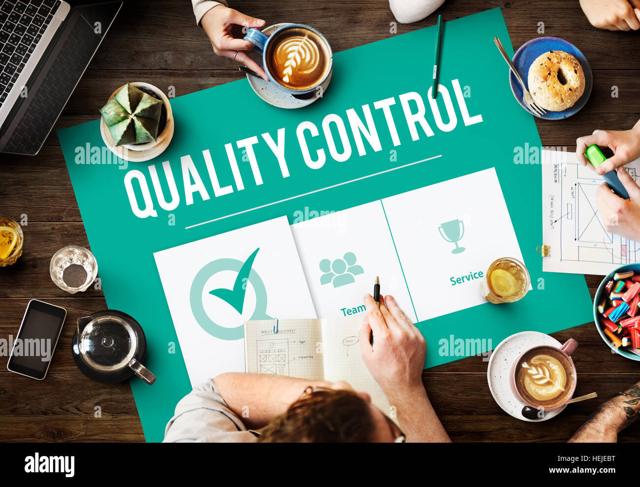 Quality Control Improvement Development Concept Stock Photo - Alamy