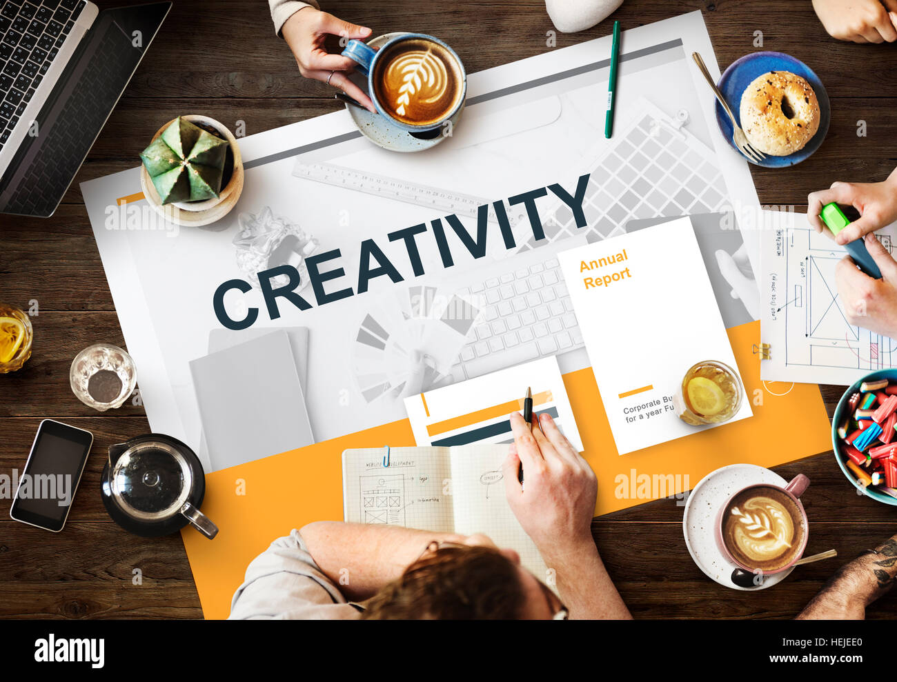 Creative Thinking Process Design Graphic Concept Stock Photo - Alamy