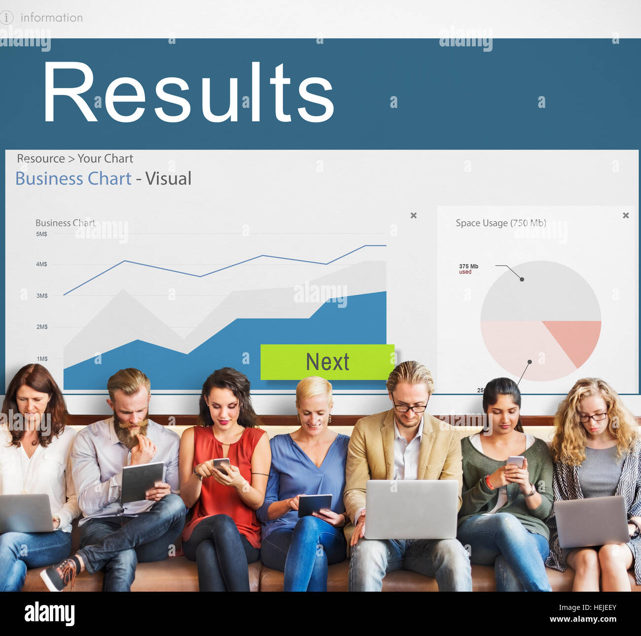 Business Research Progress Graph Results Concept Stock Photo - Alamy