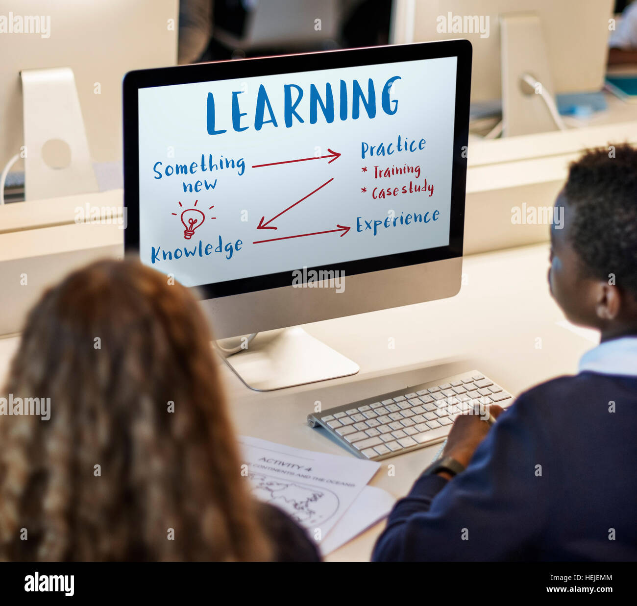 Plan Graph Knowledge Steps Stock Photo - Alamy