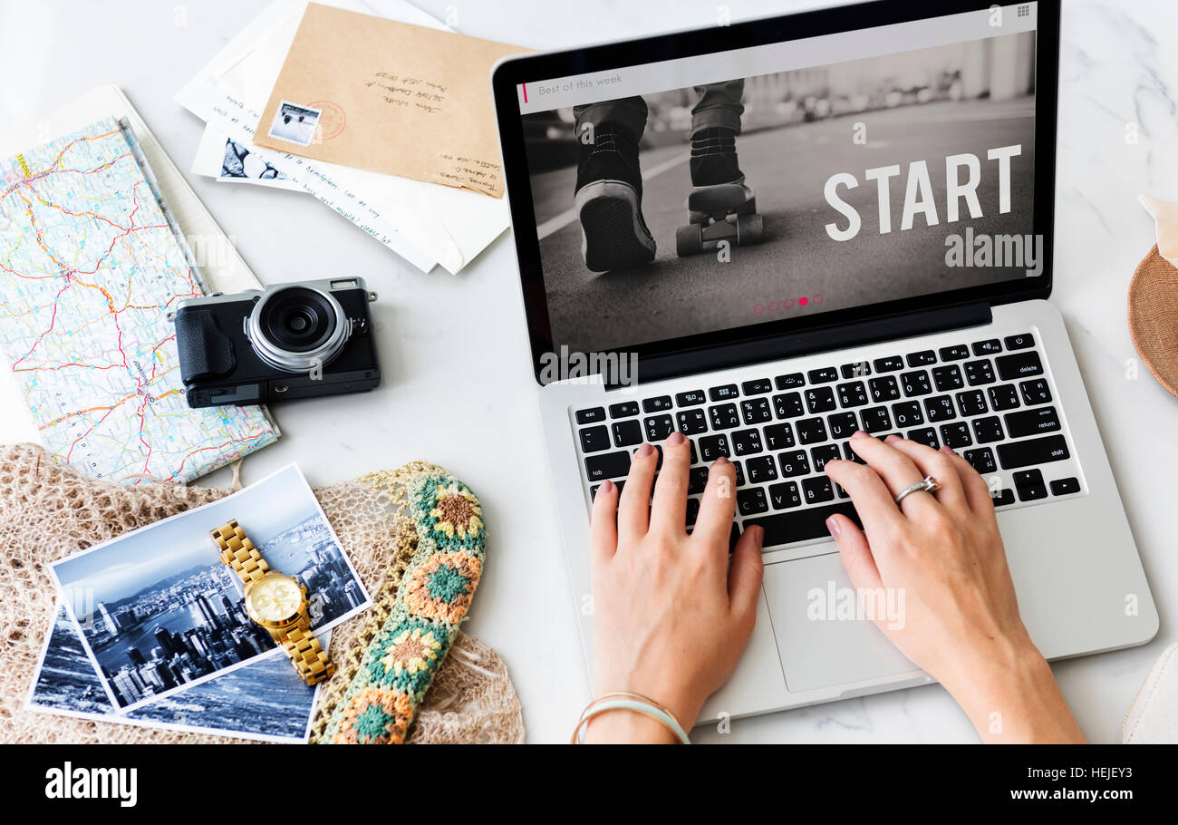 Success Start Challenge Goal Concept Stock Photo - Alamy