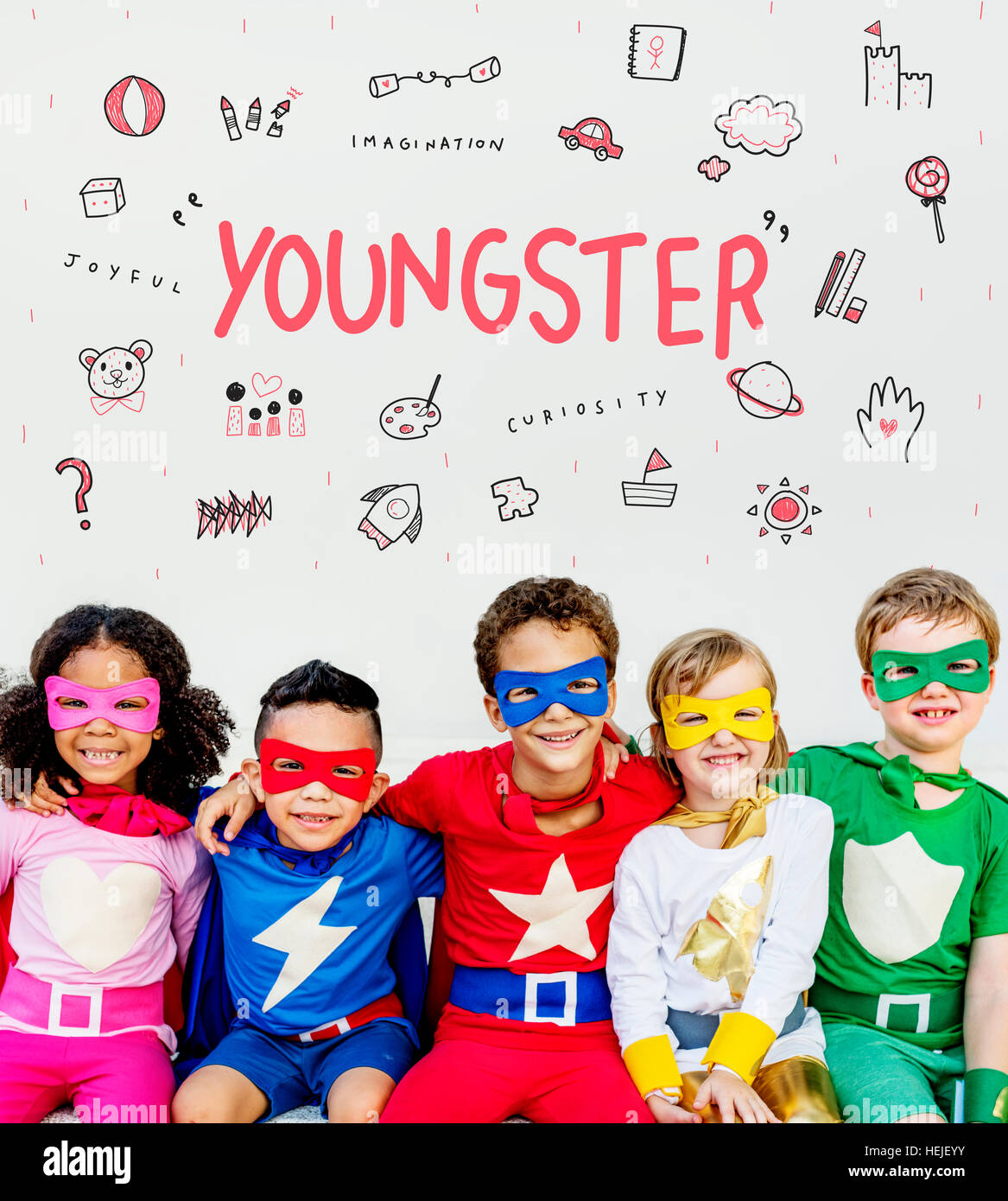 Imagine Kids Freedom Education Icon Conept Stock Photo - Alamy