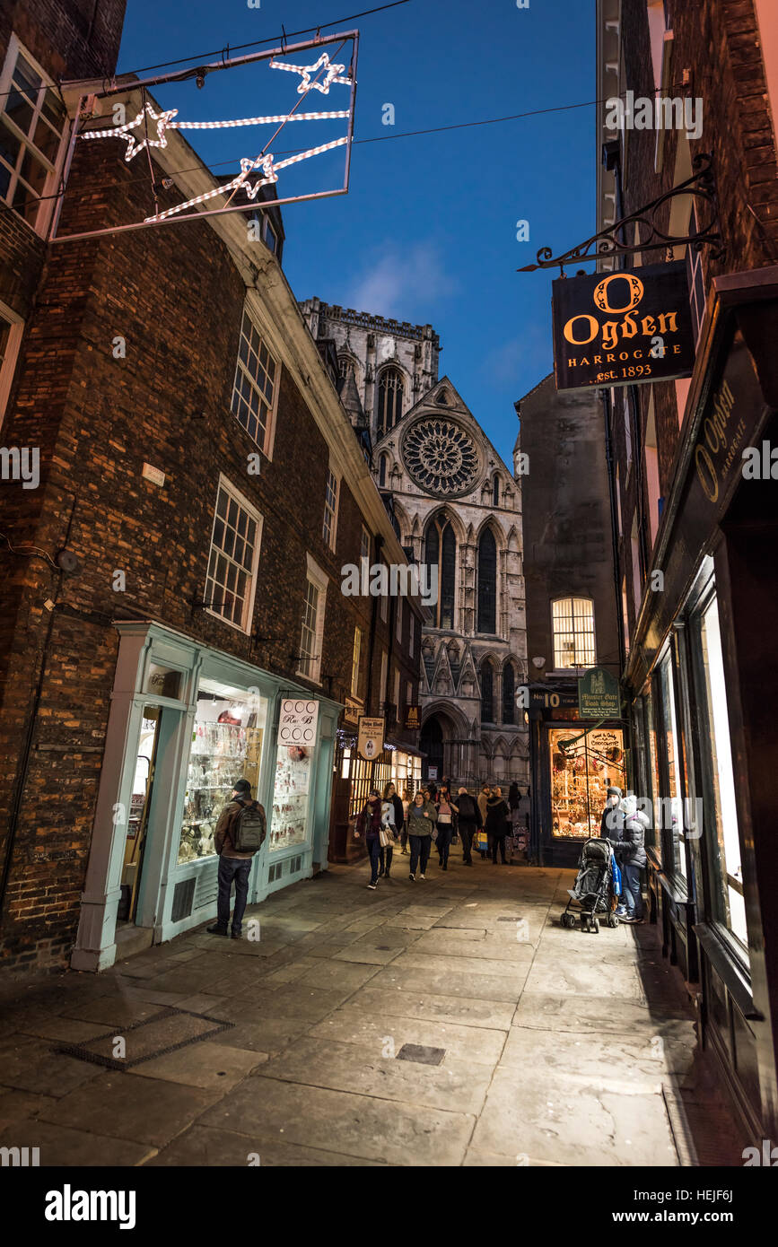 Minster gates york hi-res stock photography and images - Alamy